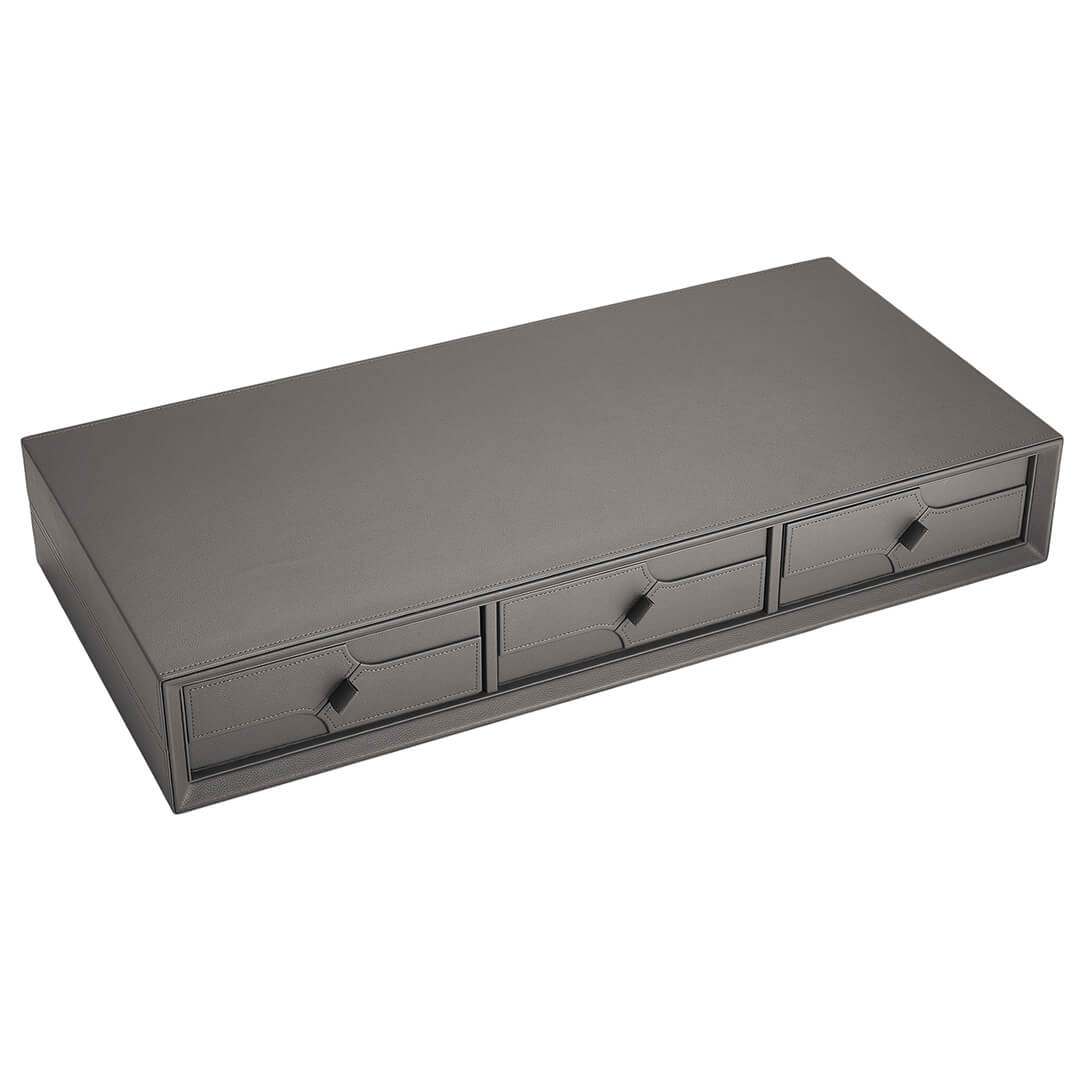 LEATHER TRIPLE DRAWER | Kitchen Cabinet Fittings Malaysia | Sommer